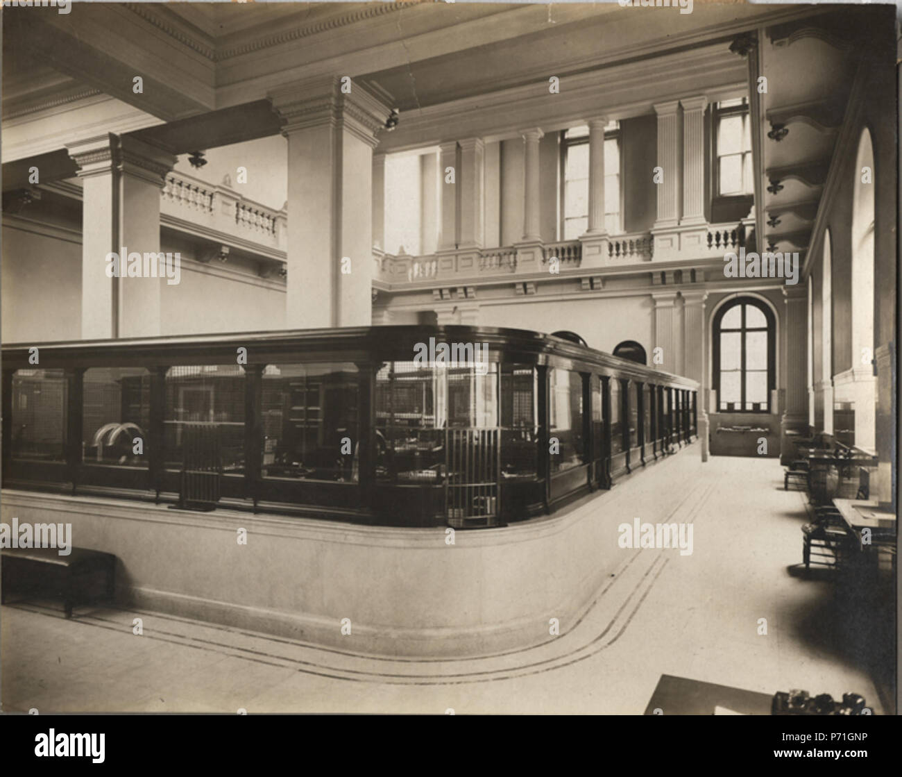 . English: Ground Floor of First National Bank, 315 Chestnut Street ...
