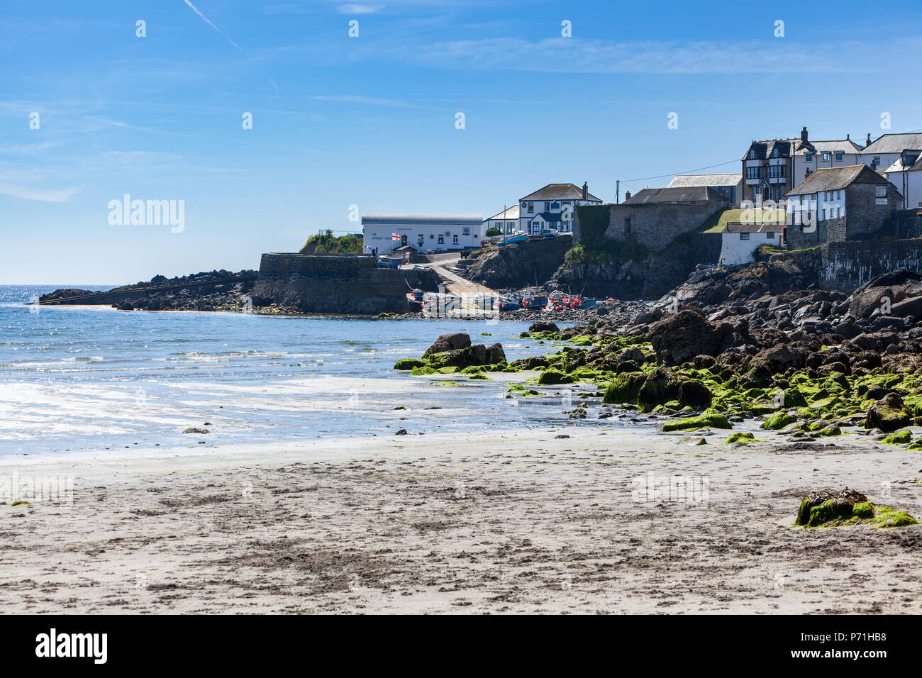 coverack cornwall uk Coverack Lifeboat Station Stock Photo - Alamy