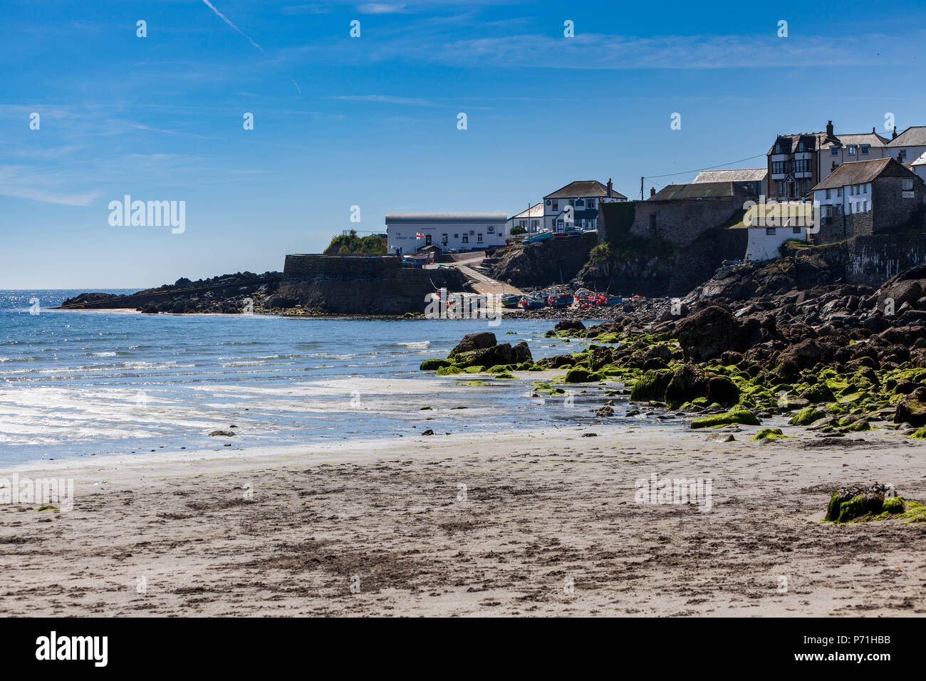 coverack cornwall uk Coverack Lifeboat Station Stock Photo - Alamy