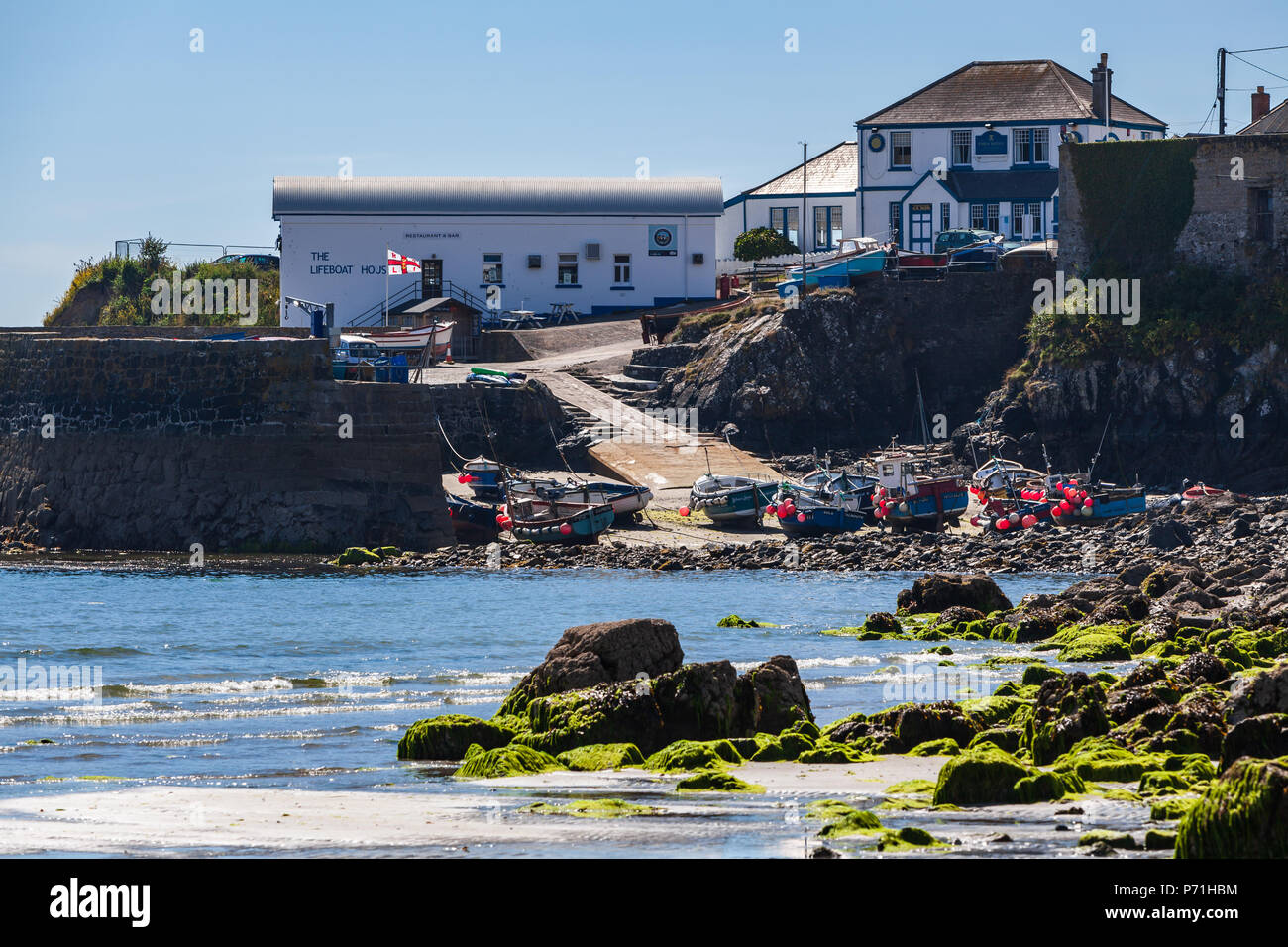 Coverack lifeboat hi-res stock photography and images - Alamy