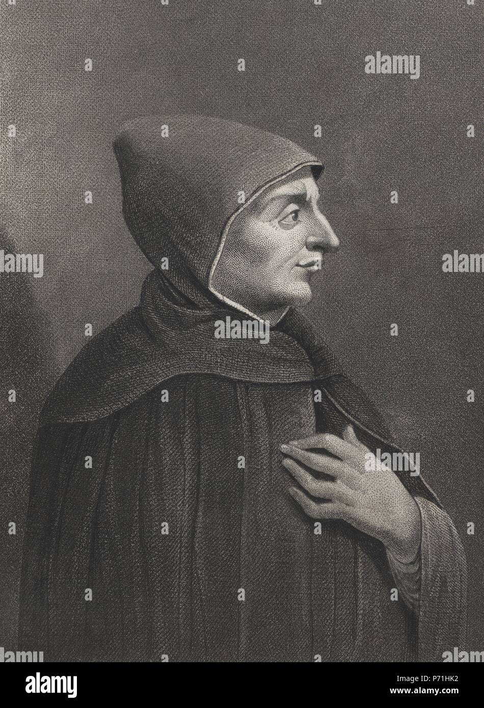 Girolano Maria Francesco Savonarola (1452-1498), religioso dominico ...
