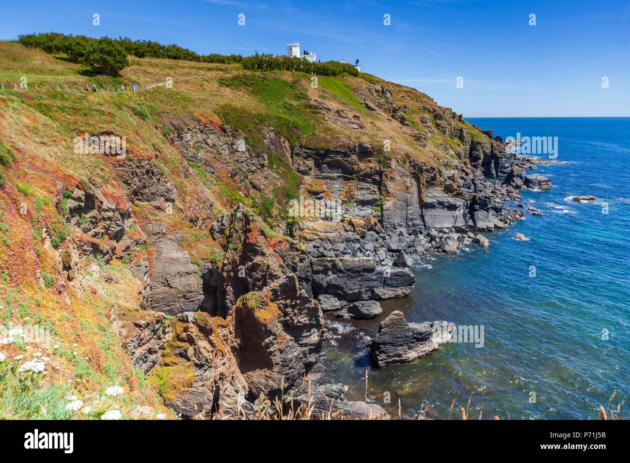 lizard point in cornwall uk Stock Photo - Alamy
