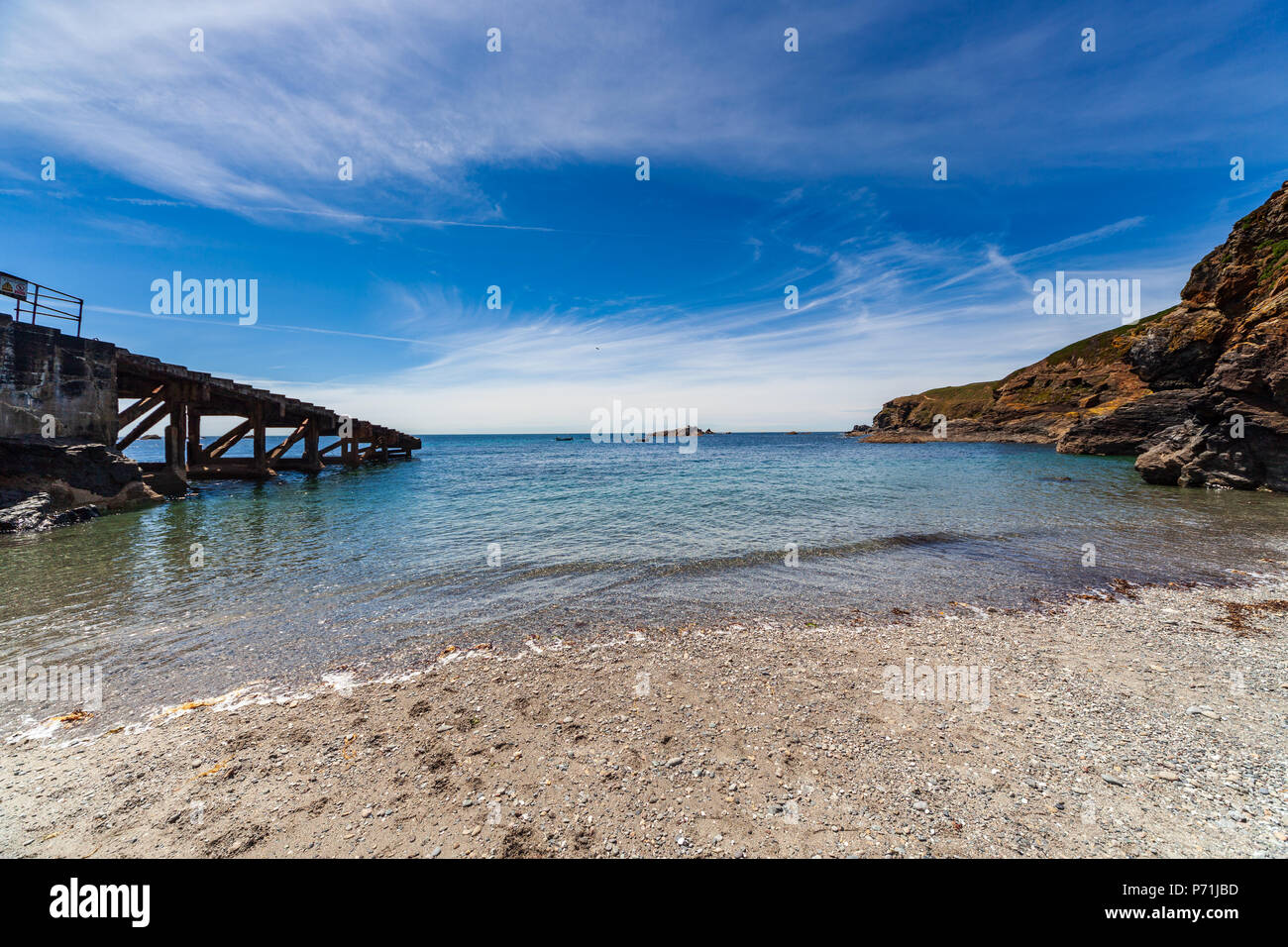 lizard point in cornwall uk Stock Photo - Alamy