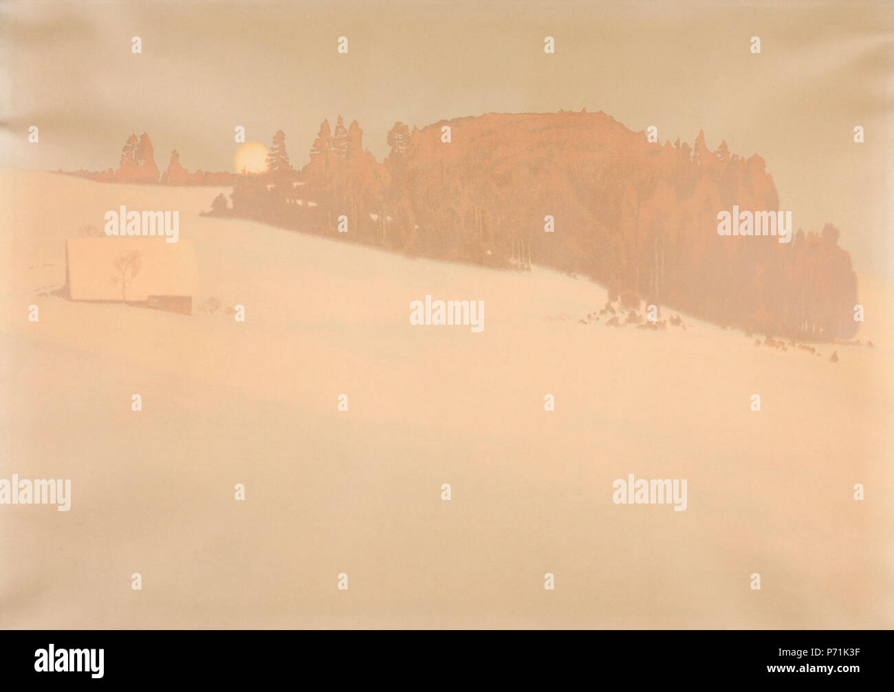 Français : Karl Biese, Paysage . before 1926 17 Biese, Landschaft Stock ...