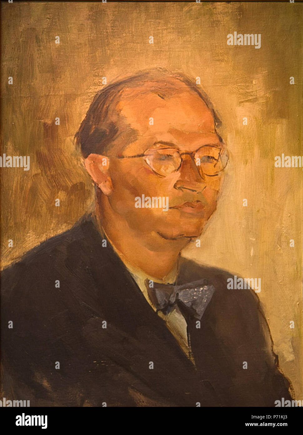 . Portrait of Robert Hlavaty 1937 13 Franjo Golob - Portret g. Roberta ...