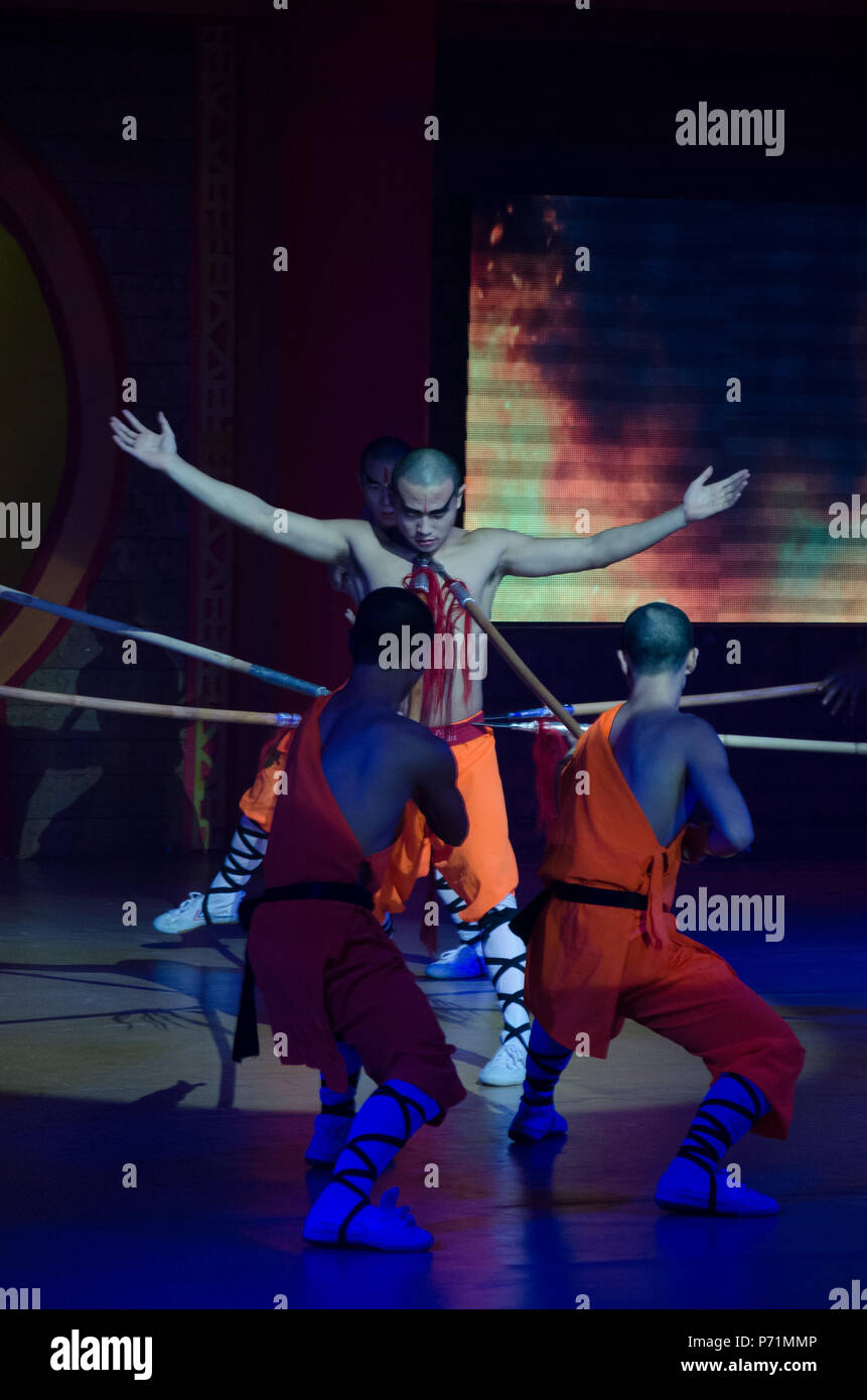 China Shaolin monks Kung Fu Martial Arts Show ( oriental circus in ...
