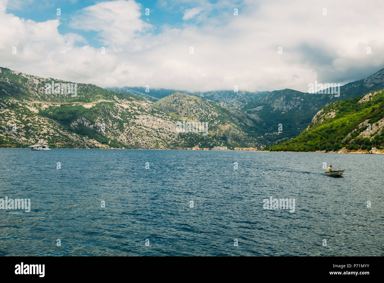 Risan bay kotor montenegro europe hi-res stock photography and images ...