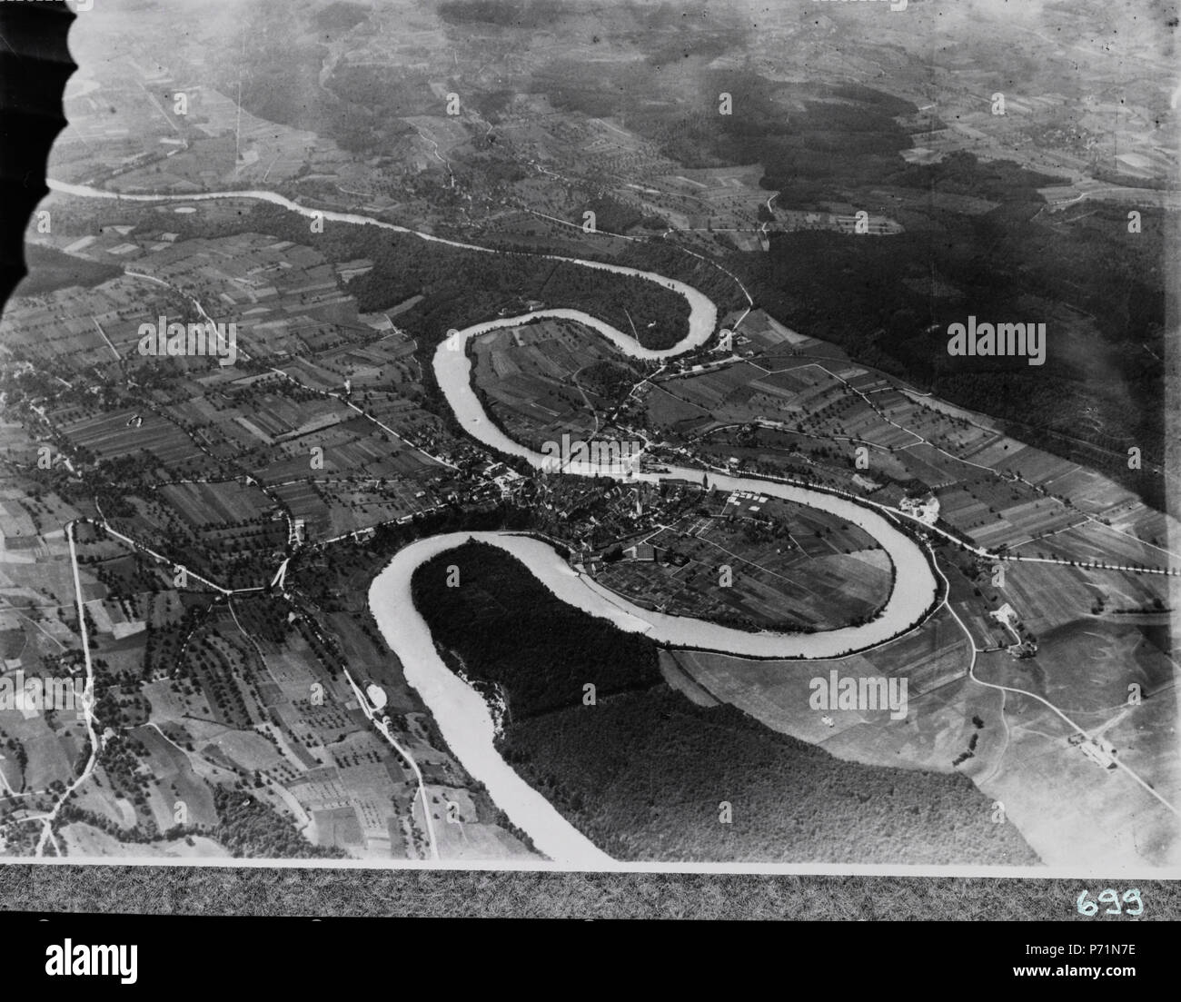 50 ETH-BIB-Bremgarten, Übersicht, Reuss-Schlaufe-Inlandflüge-LBS MH01 ...