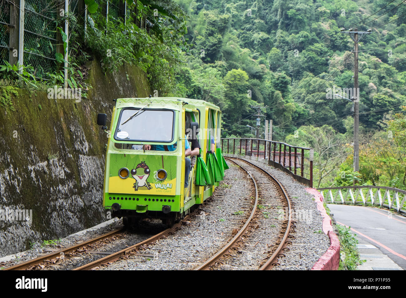 Wulai,district,hot springs,resort,with,famous,waterfall,and logging,toy ...