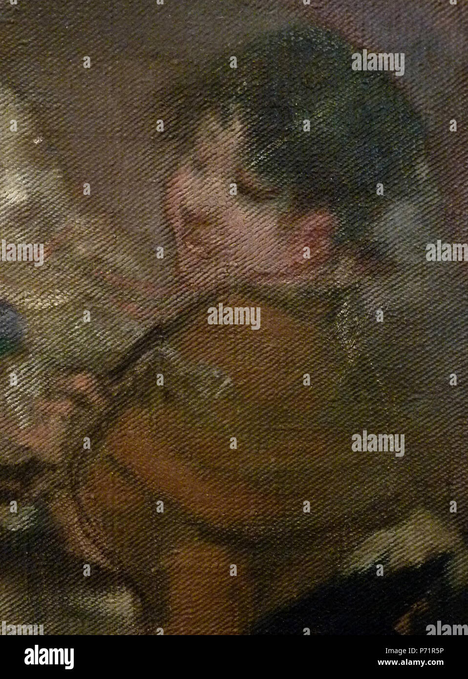 Français : - Detail 132 - Jeune femme aux yeux baissés English: - Young ...