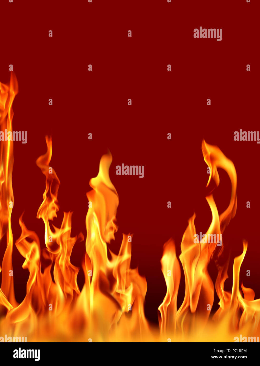 close up shot of fire flames Stock Photo - Alamy