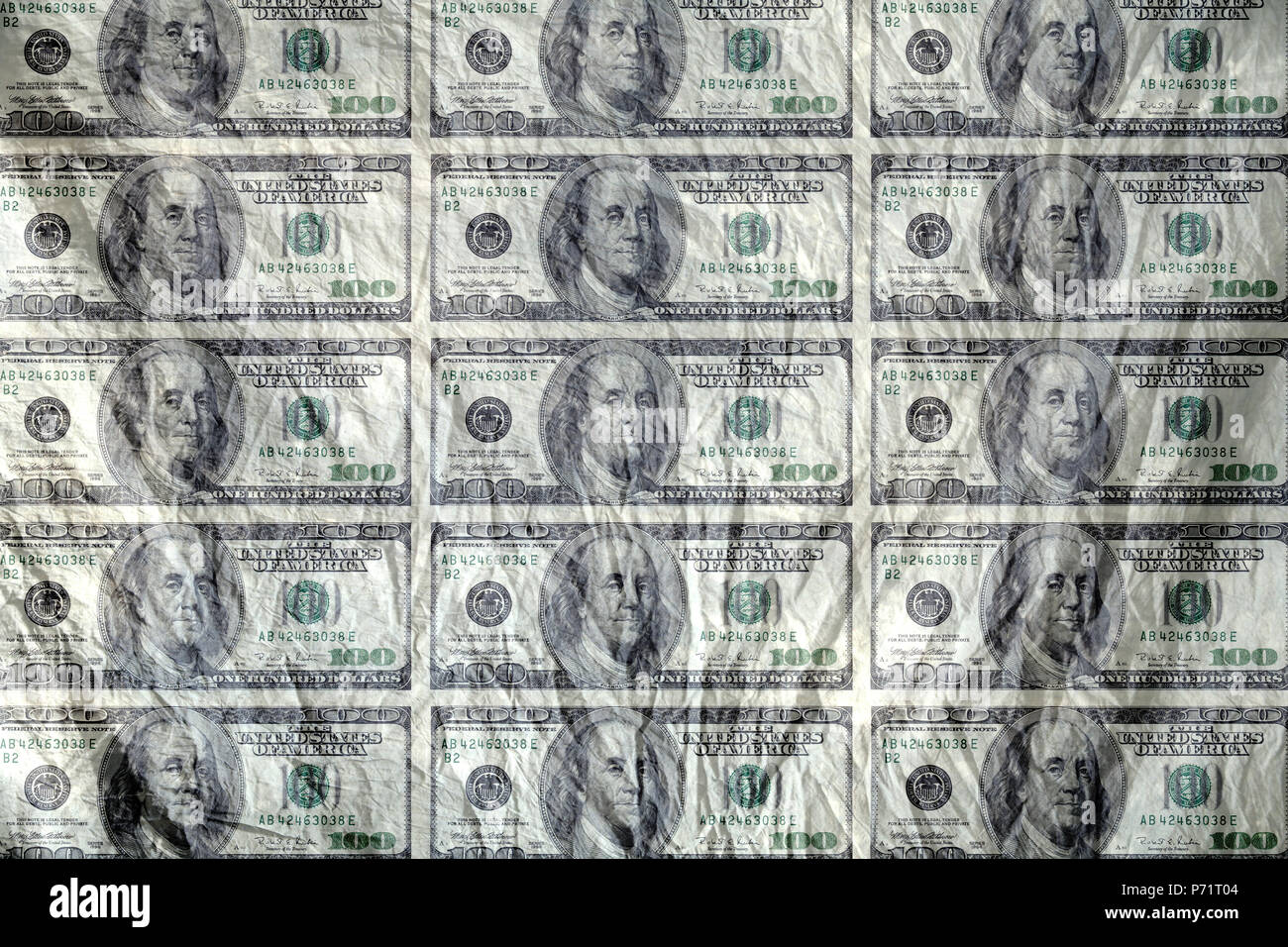 conceptual background image of us paper currency Stock Photo - Alamy
