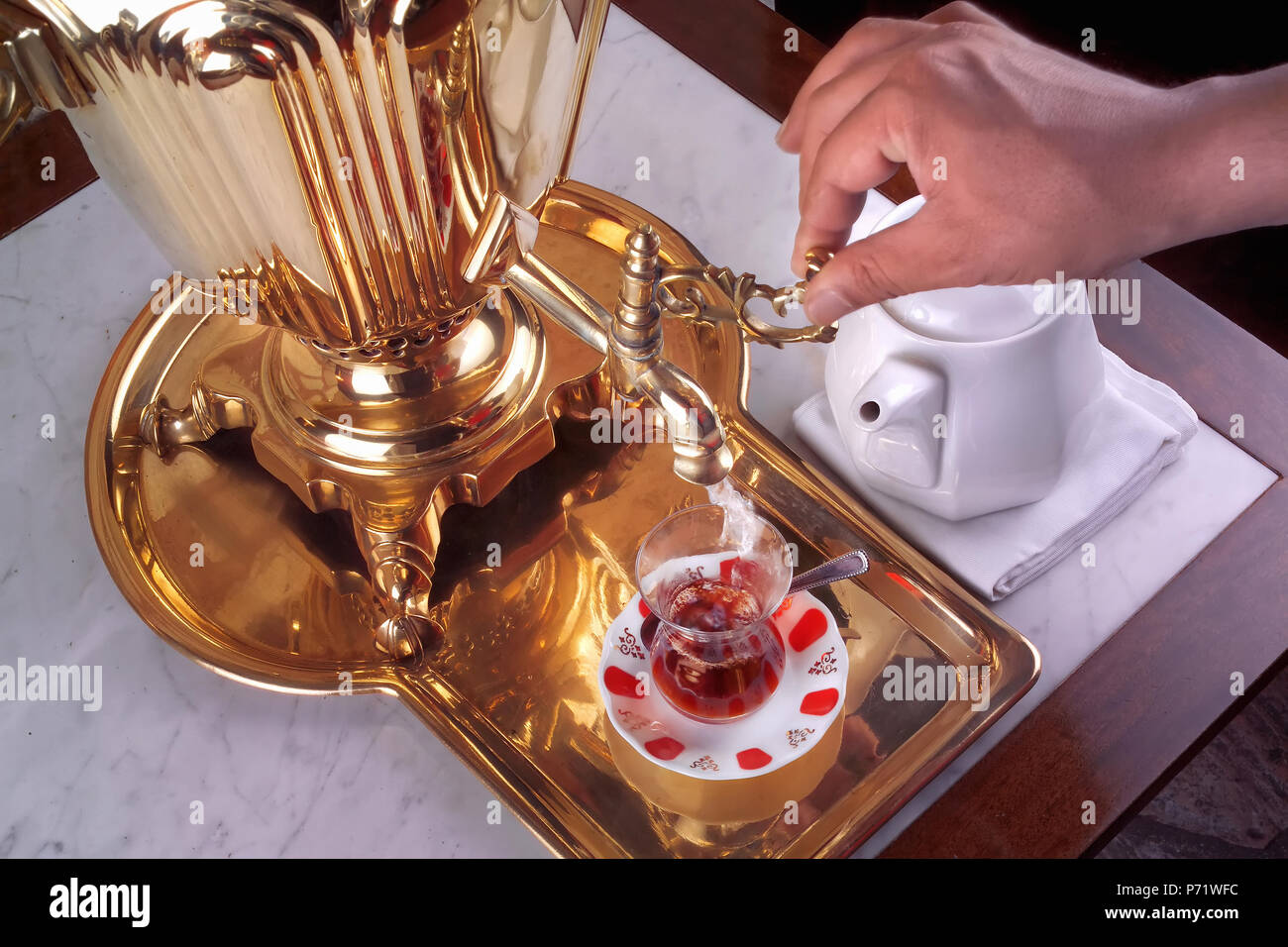 Turkish samovar hi-res stock photography and images - Alamy