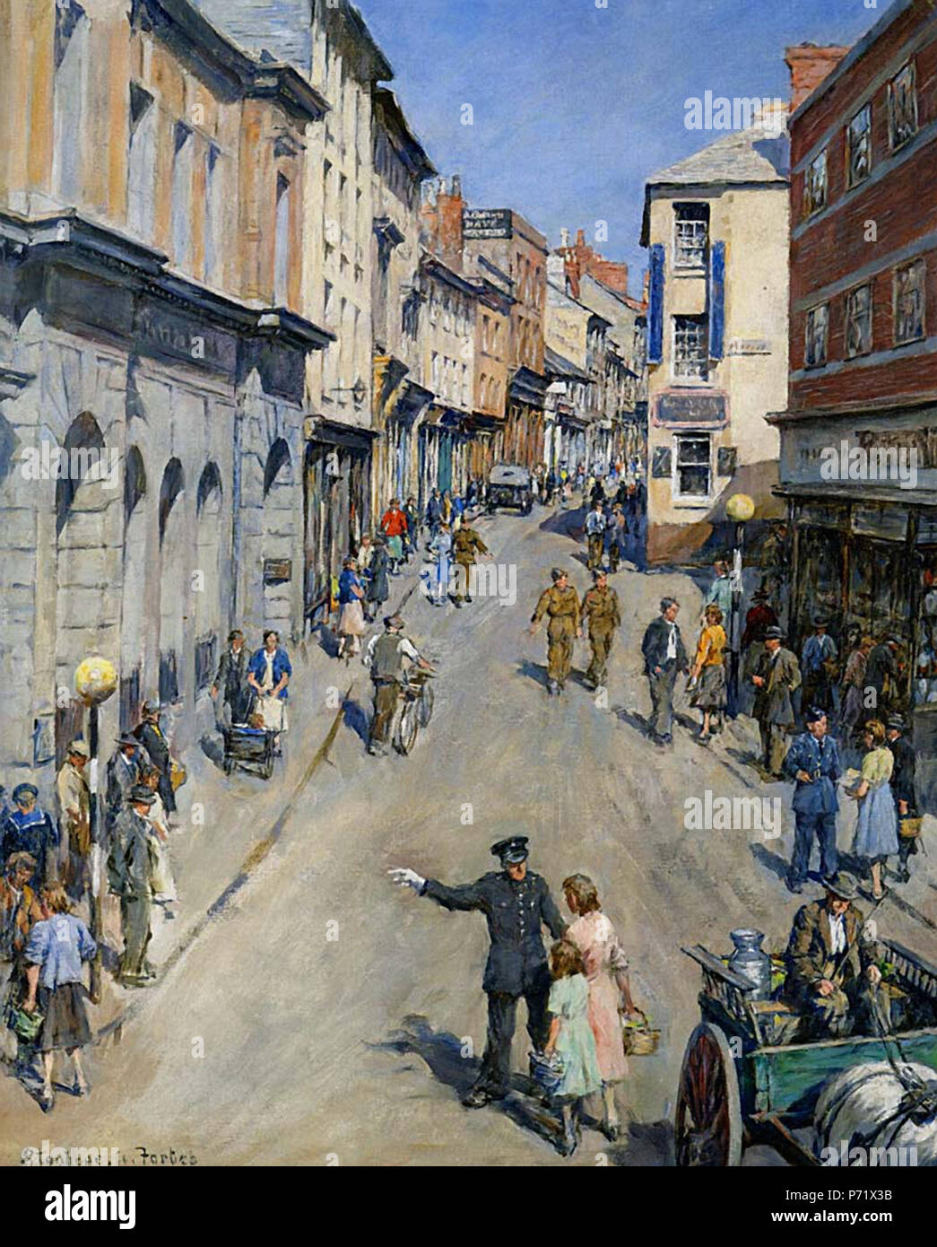 . Causewayhead, Penzance 1943 48 Stanhope Forbes - Causewayhead ...