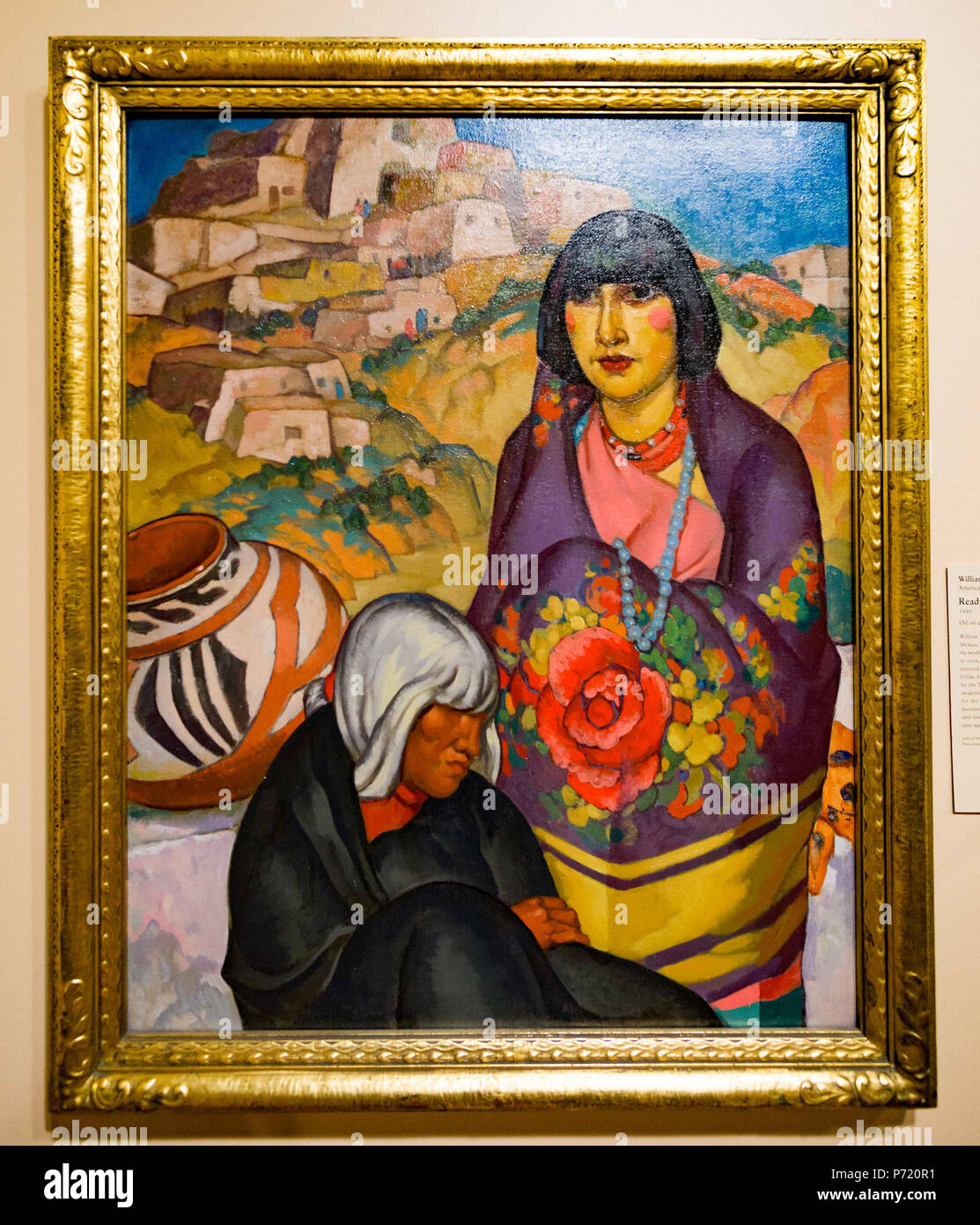 English: Ready for the Fiesta . 1920 4 Art Institute of Chicago-1093 ...