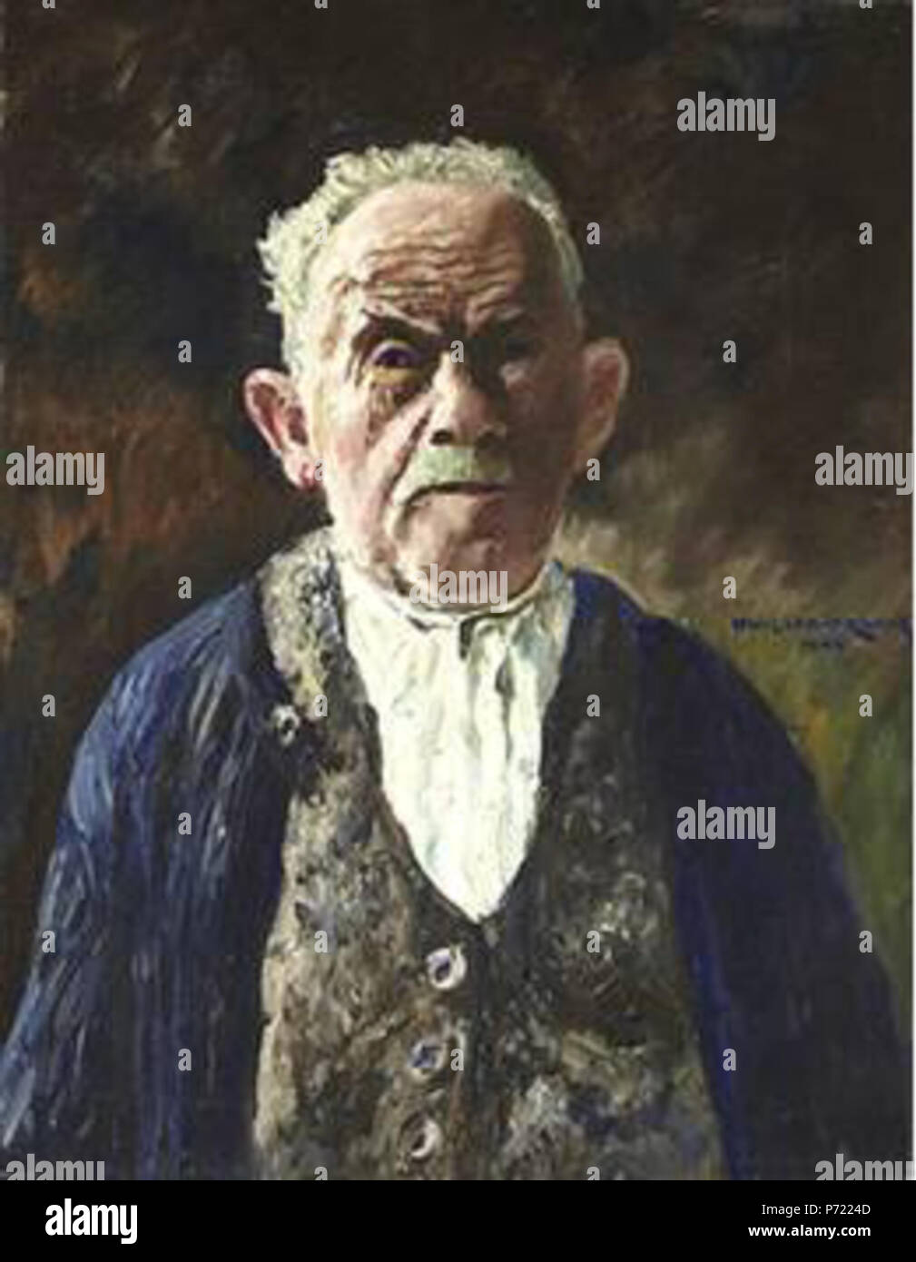 English: Self-portrait . 1944 16 Franck-Selfportrait Stock Photo - Alamy