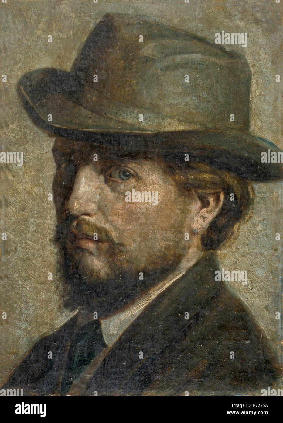 . Self-portrait by 1927 144 Ivan Franke - Avtoportret Stock Photo - Alamy
