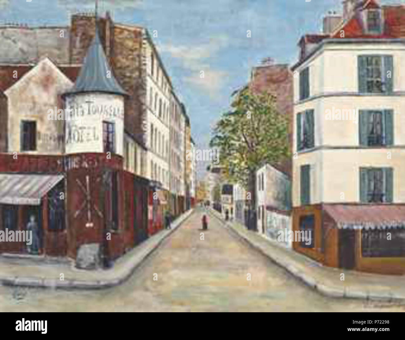 English: Rue Mercadet, Montmartre . before 1943 17 Garf-Mercadet Stock ...
