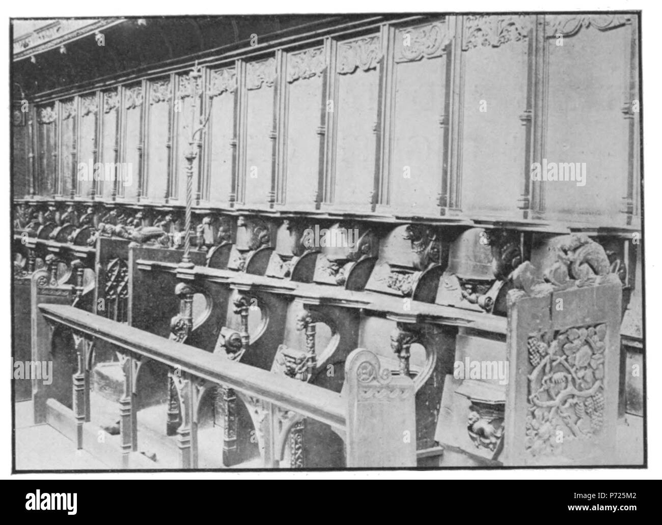 English: Stalls, Christchurch, Hampshire (now in Dorset). 1910 84 Wood ...