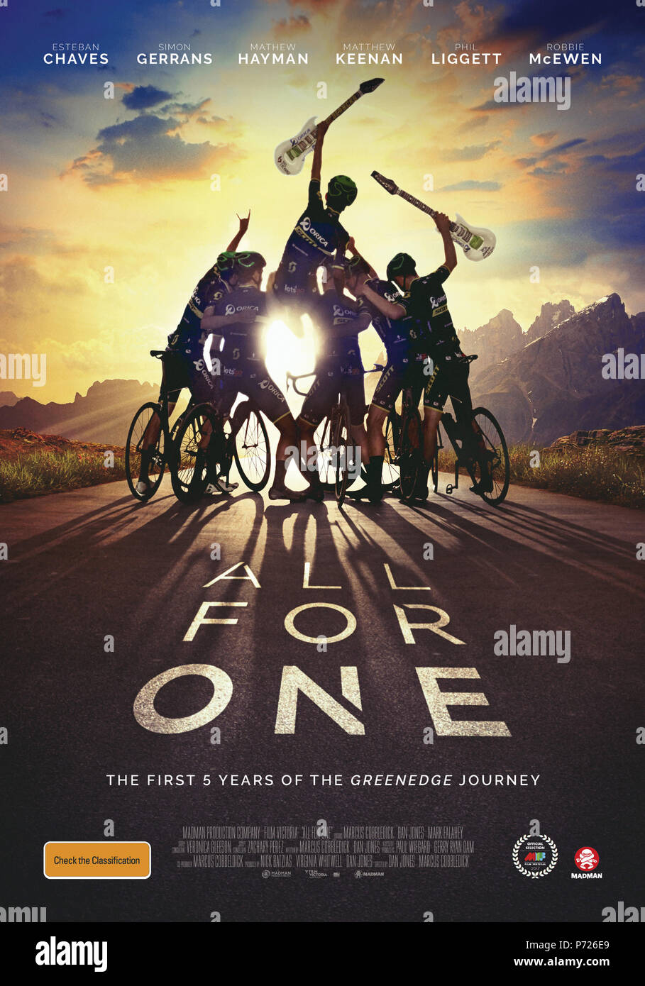 ALL FOR ONE, Australian poster, 2017. © Gravitas Ventures /Courtesy ...