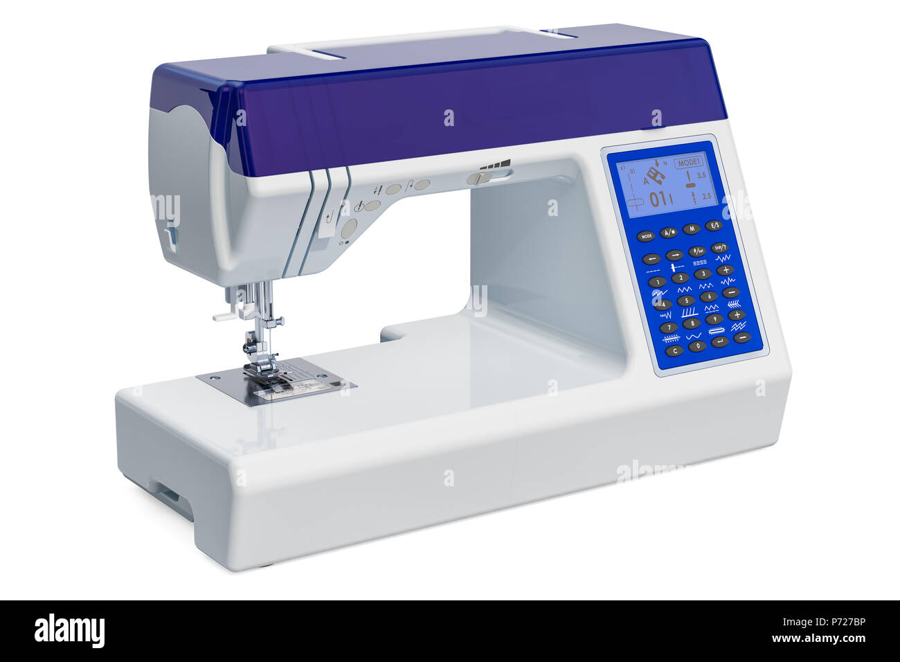 Sewing machine display Cut Out Stock Images & Pictures - Alamy