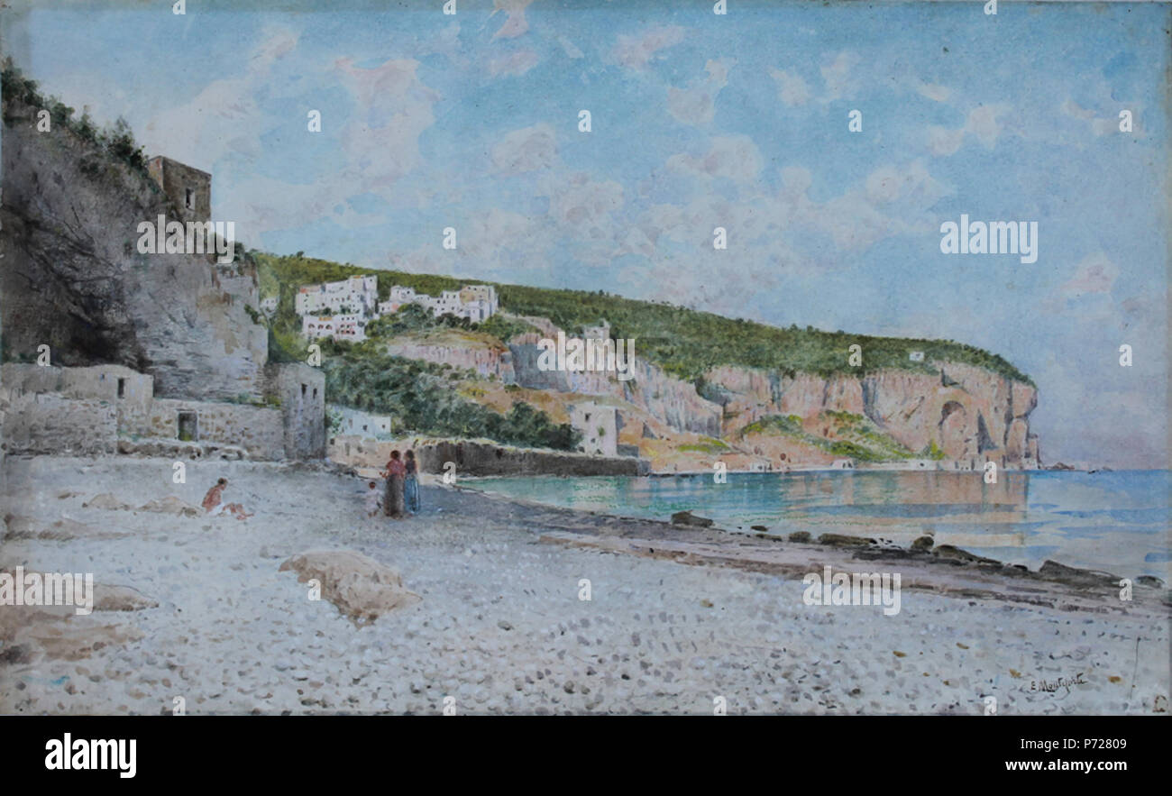 English: Beach of Seiano with Scutolo Rocks by Edoardo Monteforte ...