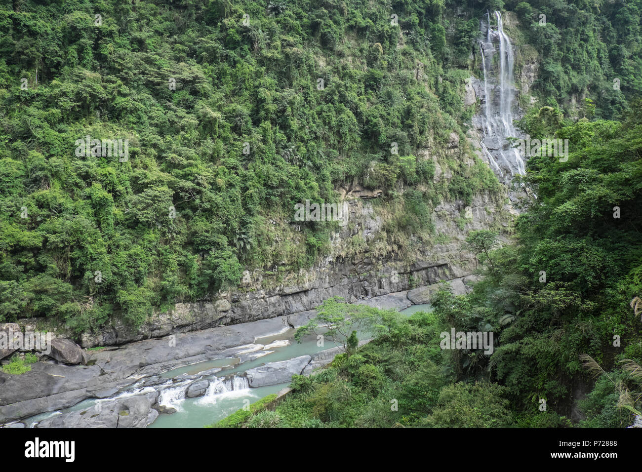 Wulai,district,hot springs,resort,with,famous,waterfall,and logging,toy ...