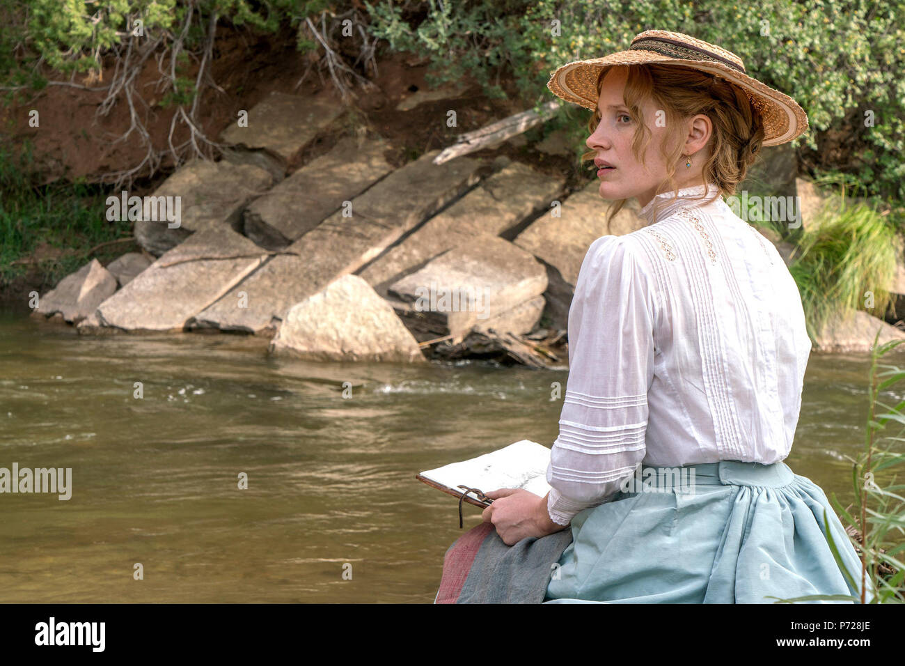 WOMAN WALKS AHEAD, Jessica Chastain, 2017. ph: Richard Foreman Jr ...