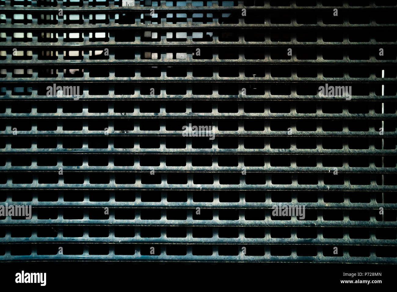 Dark worn rusty metal grid texture background Stock Photo - Alamy