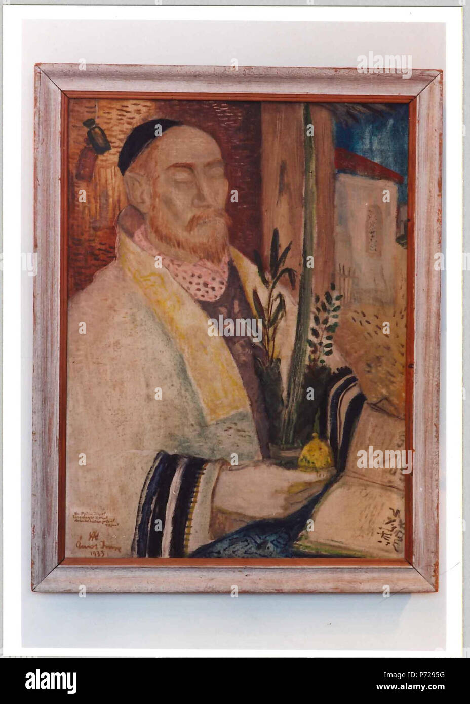 21 Hungarian Jewish Museum, painting by Imre Ámos Stock Photo - Alamy