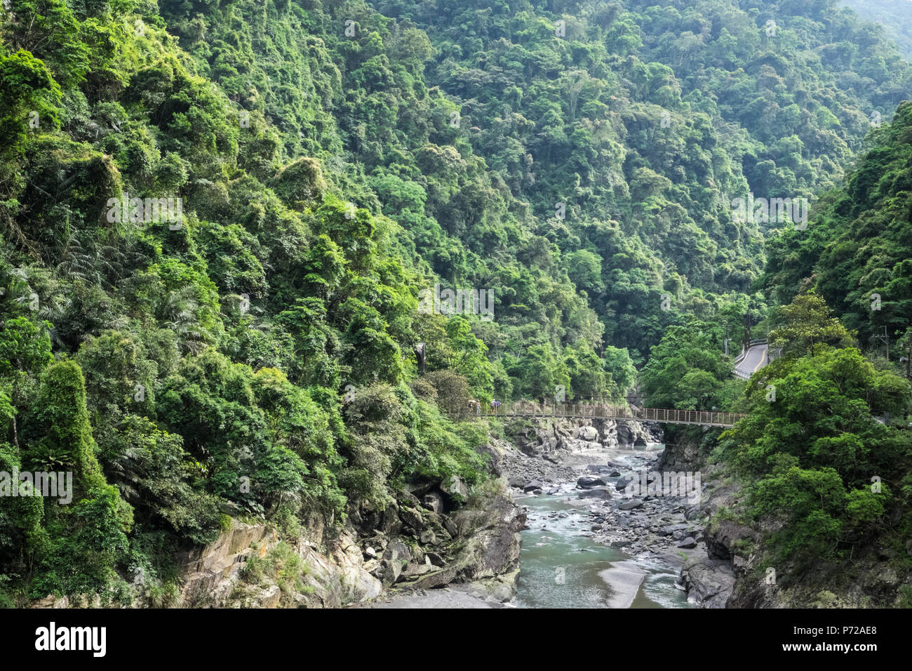 Wulai,district,hot springs,resort,with,famous,waterfall,and logging,toy ...
