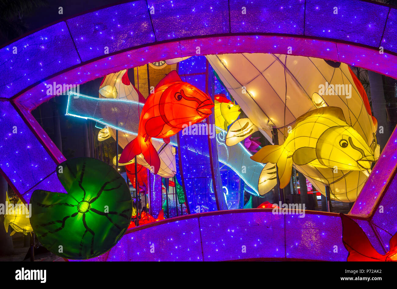 Hong kong lanterns exhibition hi-res stock photography and images - Alamy