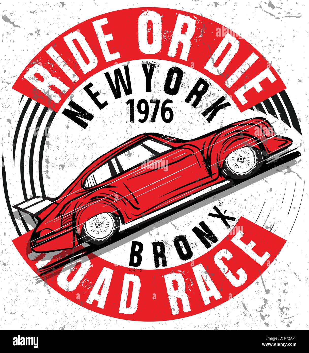 vintage race car for printing.vector old school race poster.retro race ...