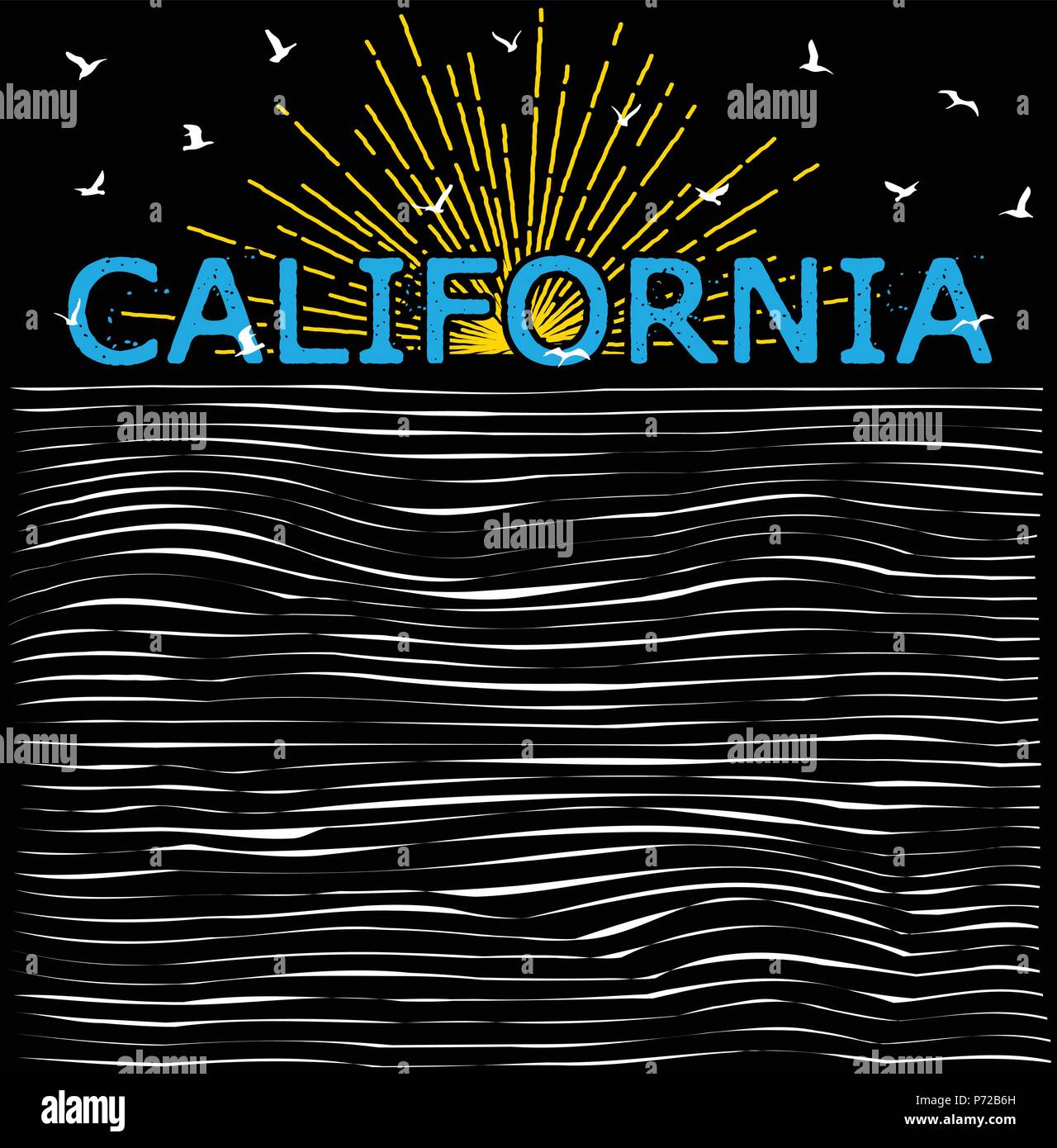 Old california style Stock Vector Images - Alamy