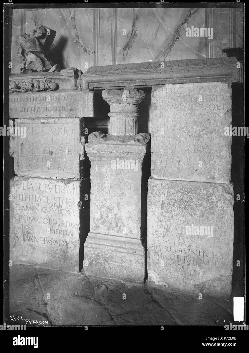 Latin inscriptions Black and White Stock Photos & Images - Alamy