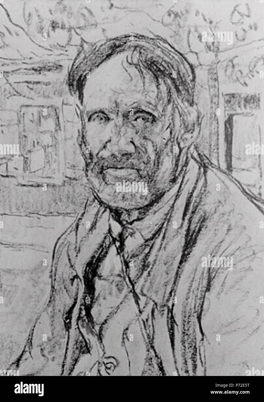 Français : ADLER Jules - Ramasseur de Champignons - drawing (dessin ...