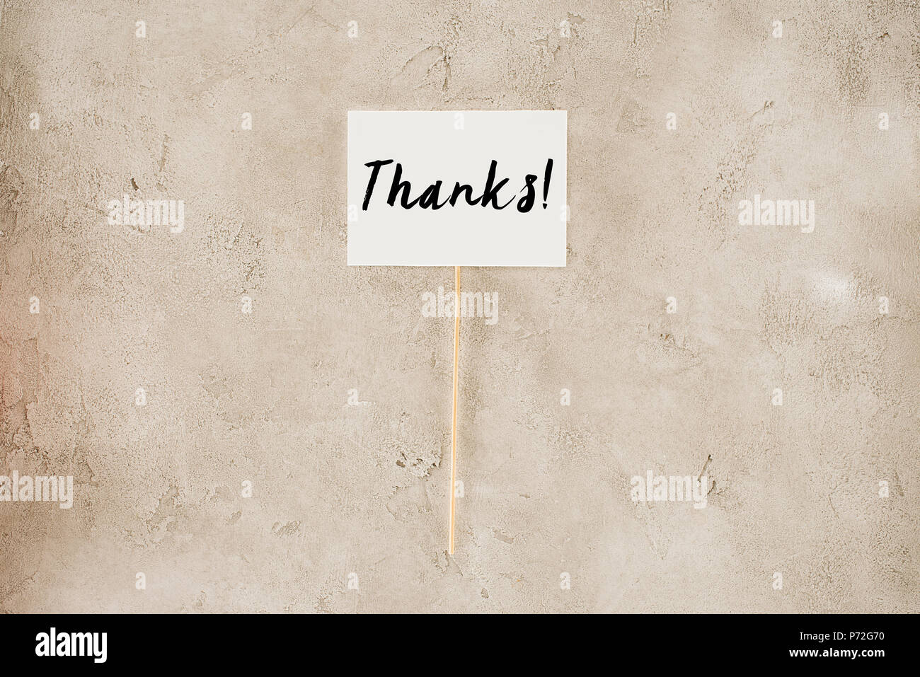 Thanks lettering hi-res stock photography and images - Alamy