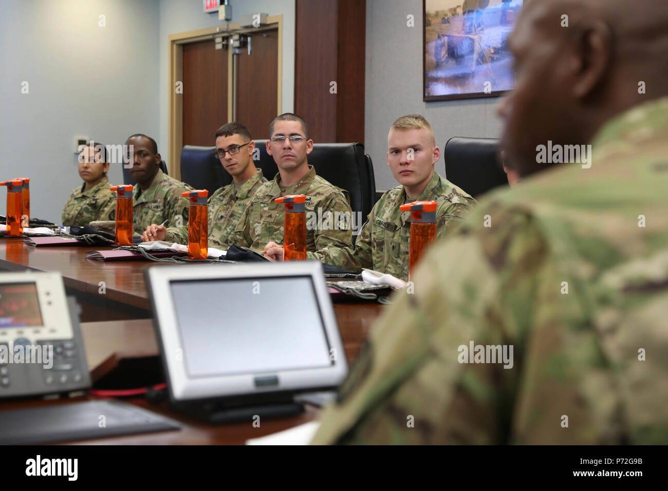 U.S. Army Soldiers competing in the 2017 Network Enterprise Technology ...