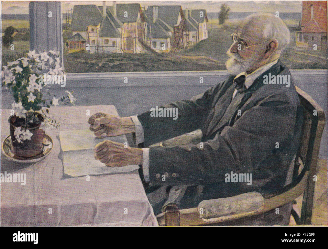English: Portrait of Ivan Pavlov . 1935 43 Nesterov-Pavlov Stock Photo ...