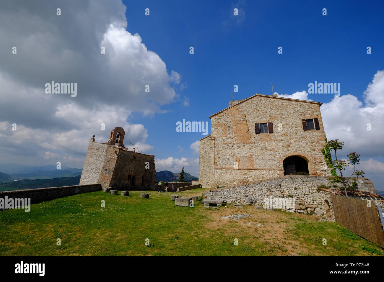 Rocca Malatestiana, Malatesta Castle, Verucchio, Rimini, Emilia Romagna ...