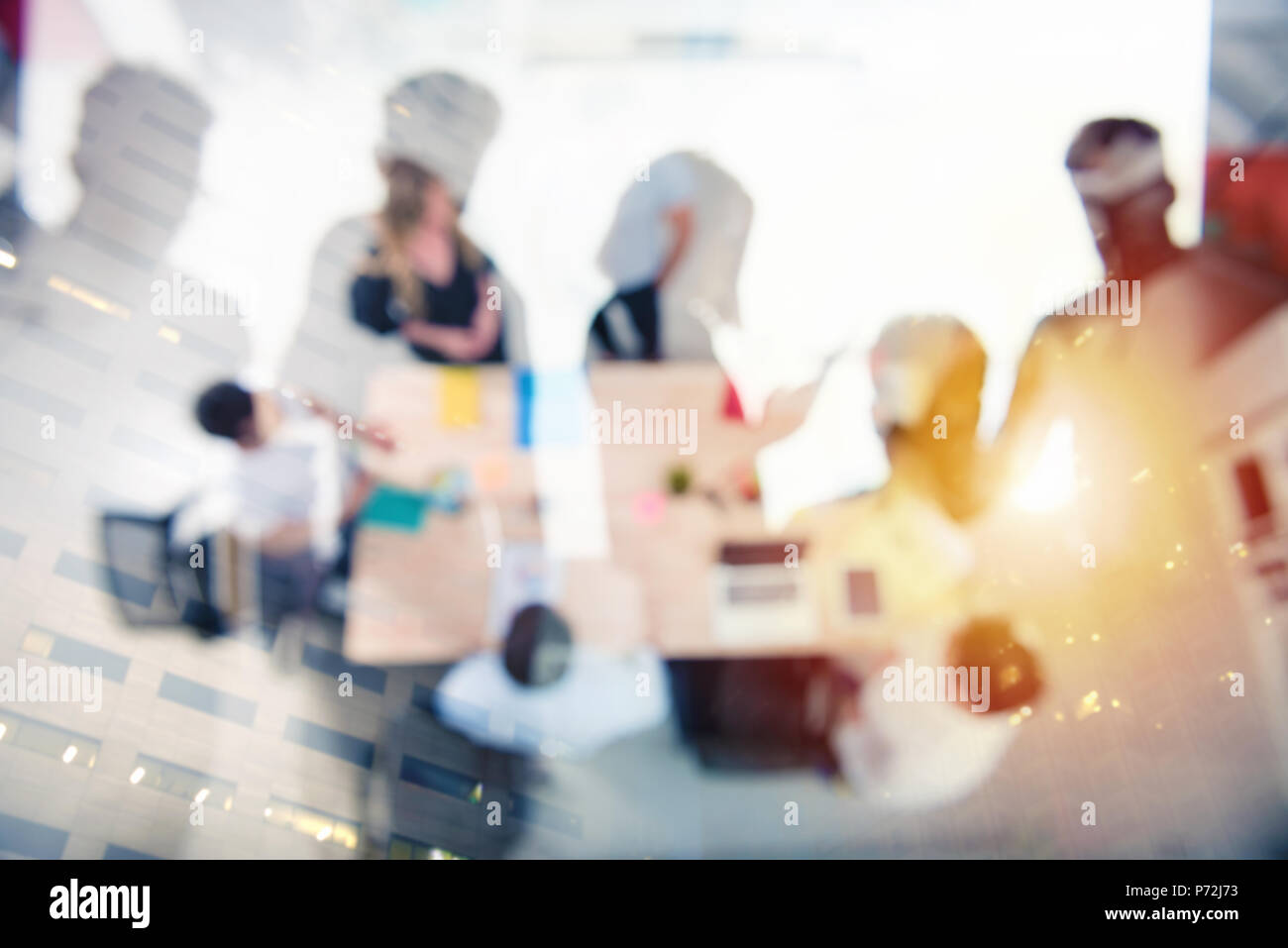 Business people work together in office. Concept of teamwork and ...