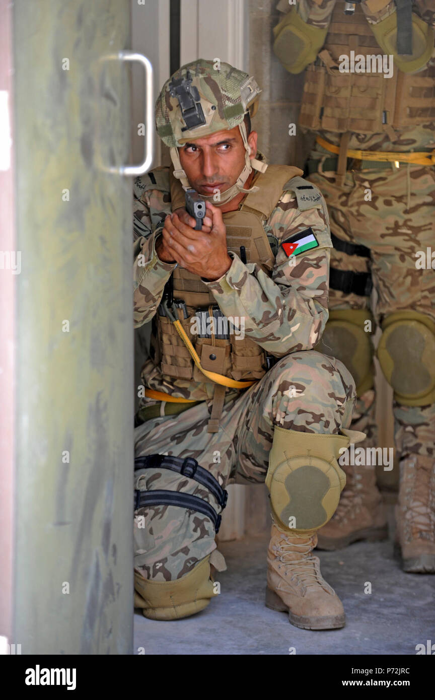 Jordan (May 11, 2017) A solider assigned to the Jordanian Armed Forces ...