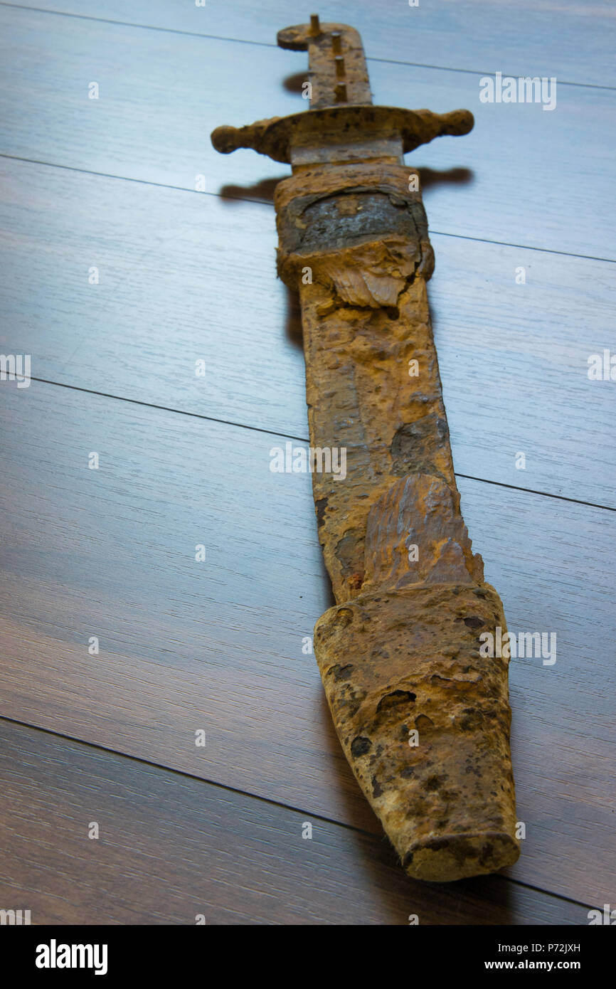 Viking sword archeology hi-res stock photography and images - Alamy