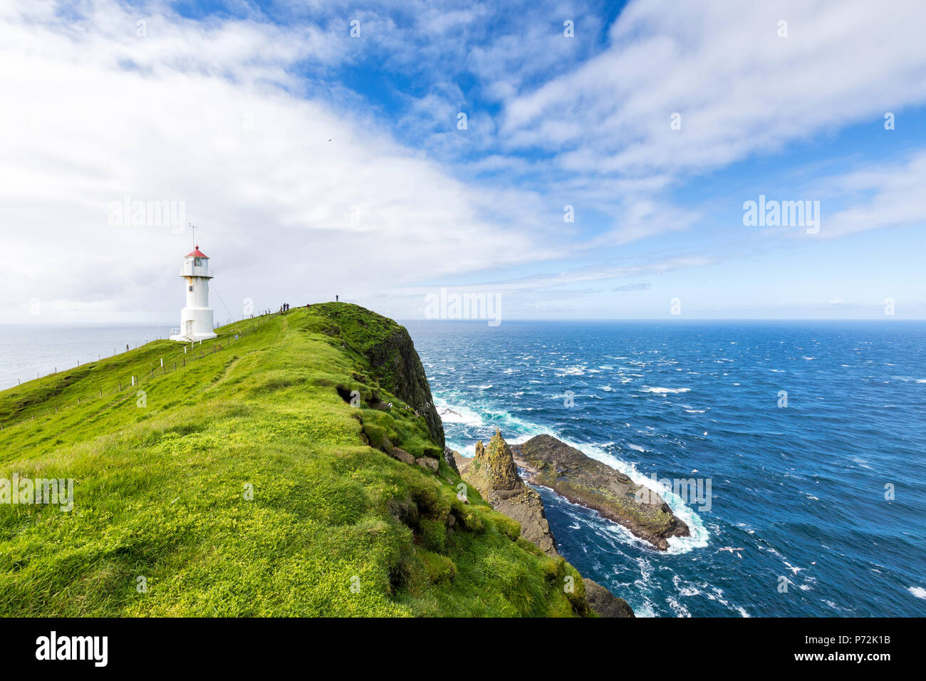 Mykines holmur lighthouse hi-res stock photography and images - Alamy
