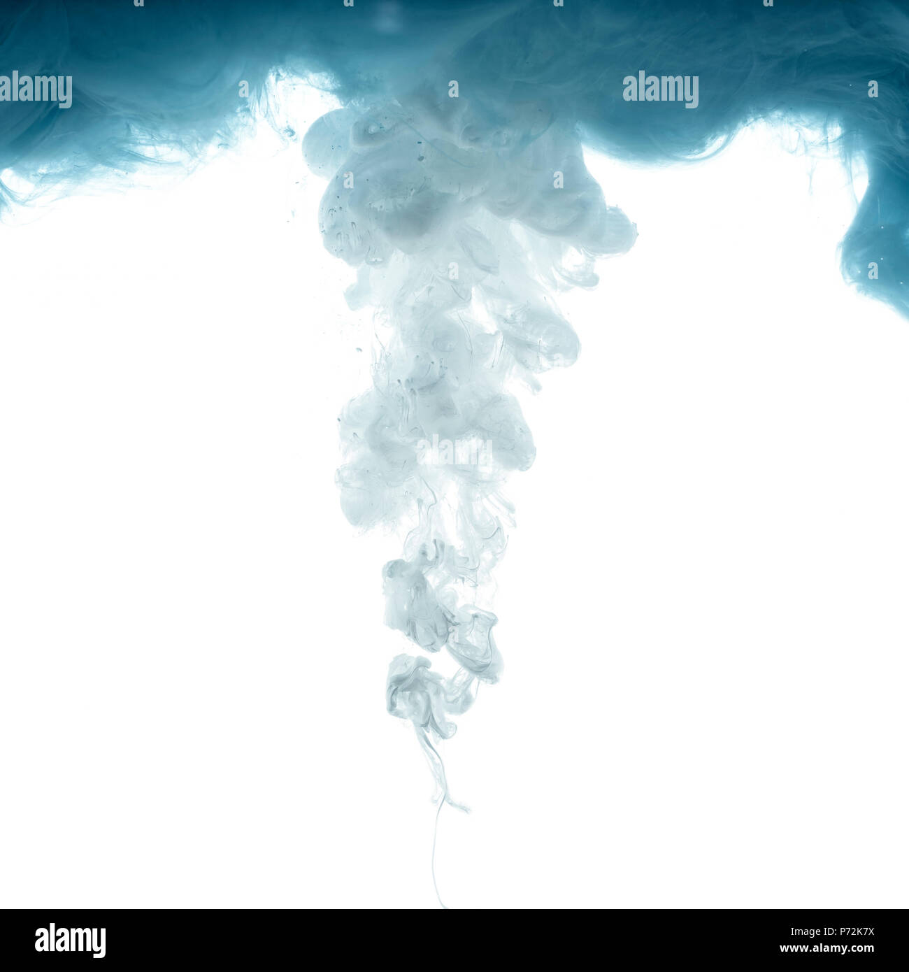 close up view of grey ink splash isolated on white Stock Photo - Alamy