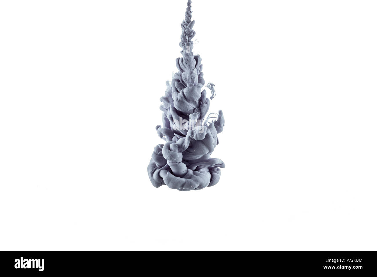 splash of grey paint, isolated on white Stock Photo - Alamy