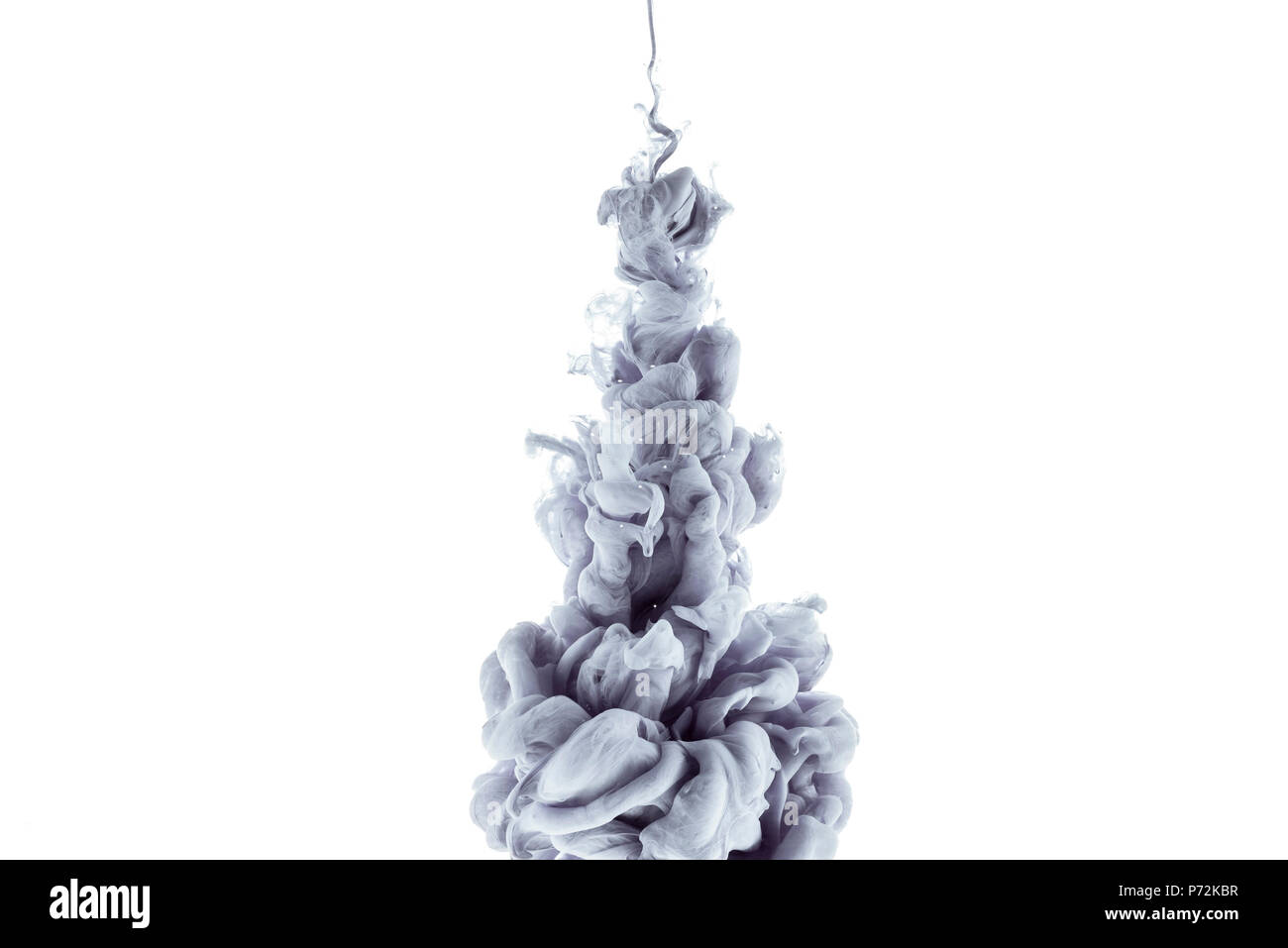 splash of grey paint, isolated on white Stock Photo - Alamy