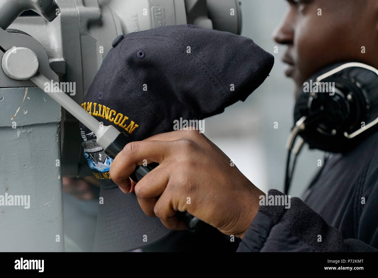 (May 11, 2017) – Operations Specialist 2nd Class Tyrell Graham, from ...