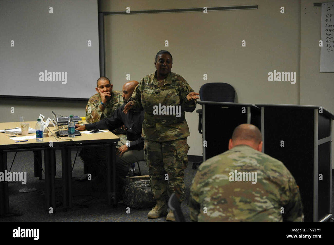 Lt. Col. Shedonta Gordon, Officer in Charge of COOP planning at U.S ...