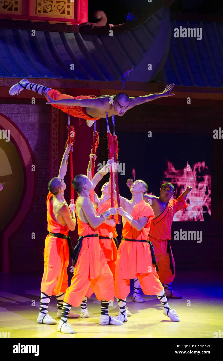 China Shaolin monks Kung Fu Martial Arts Show ( oriental circus in ...